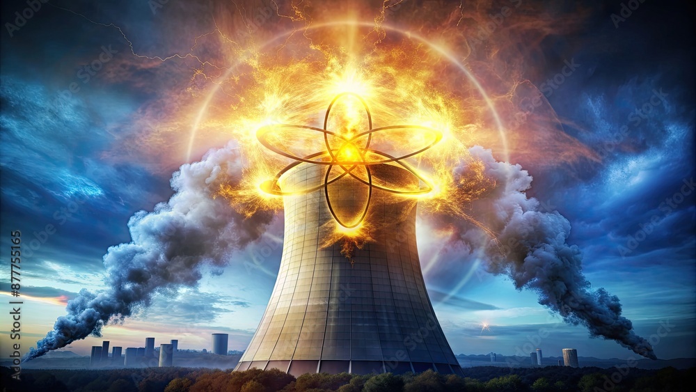 nuclear reaction to generate energy nuclear explosion, reaction ...