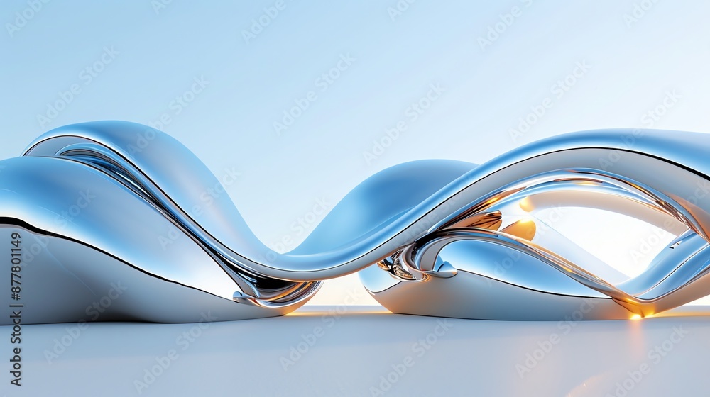 Reflective alloy structures with curved forms, Alloy Reflective Curved ...