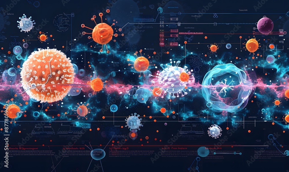 a digital infographic presenting a conceptual overview of immunology ...