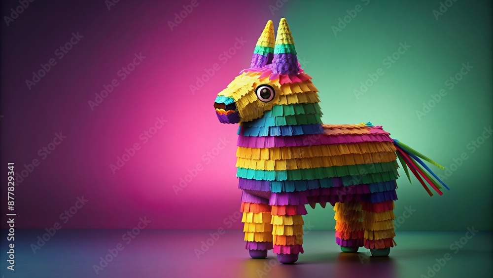 Festive Mexican Pinata for colorful party decorations Minimalist ...