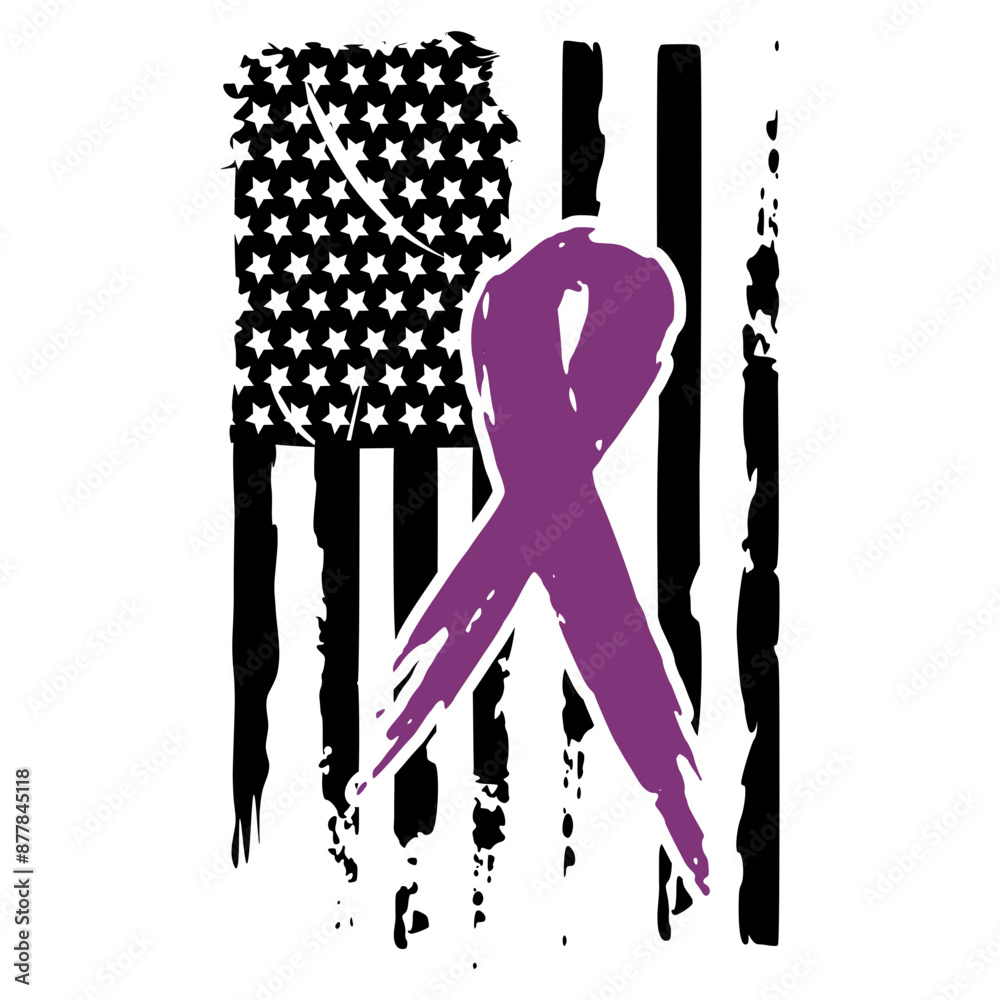 overdose awareness svg png bundle, overdose purple ribbon flag, drug ...