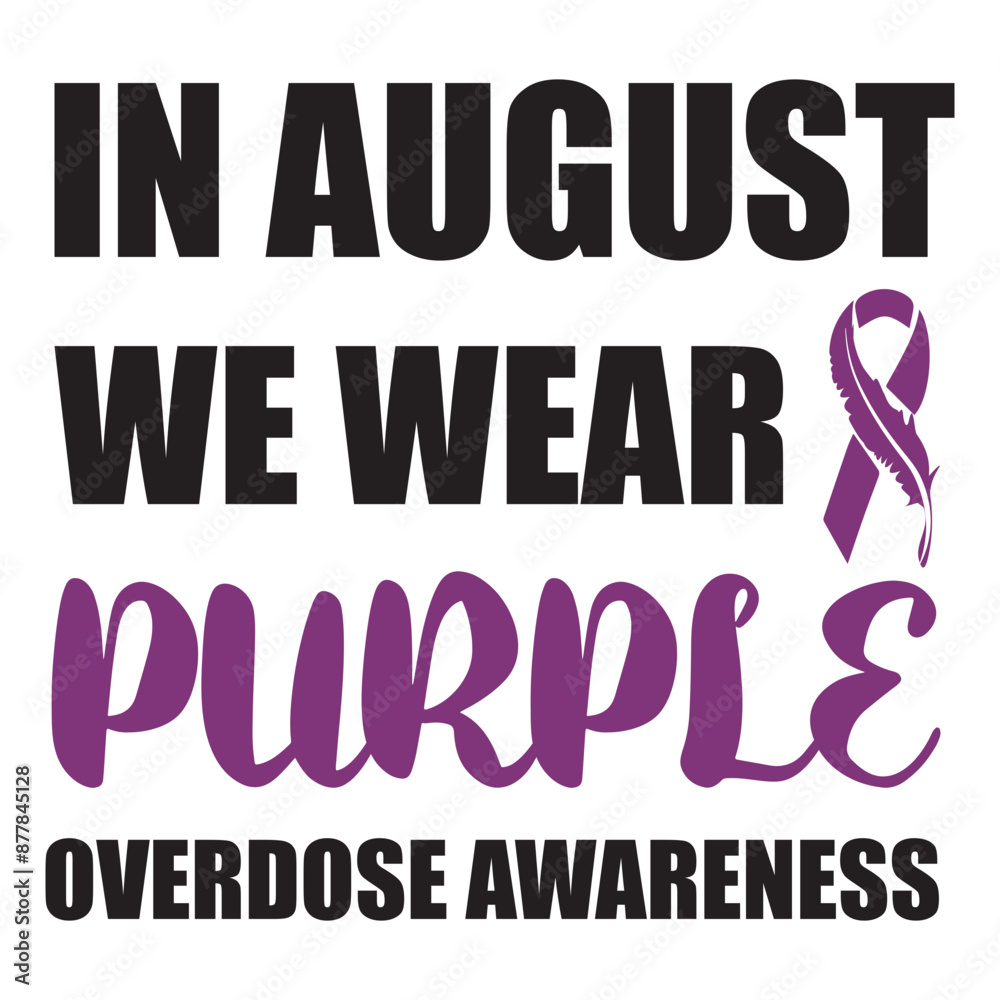 overdose awareness svg png bundle, overdose purple ribbon flag, drug ...