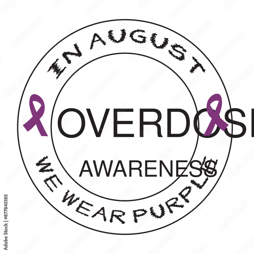 overdose awareness svg png bundle, overdose purple ribbon flag, drug ...
