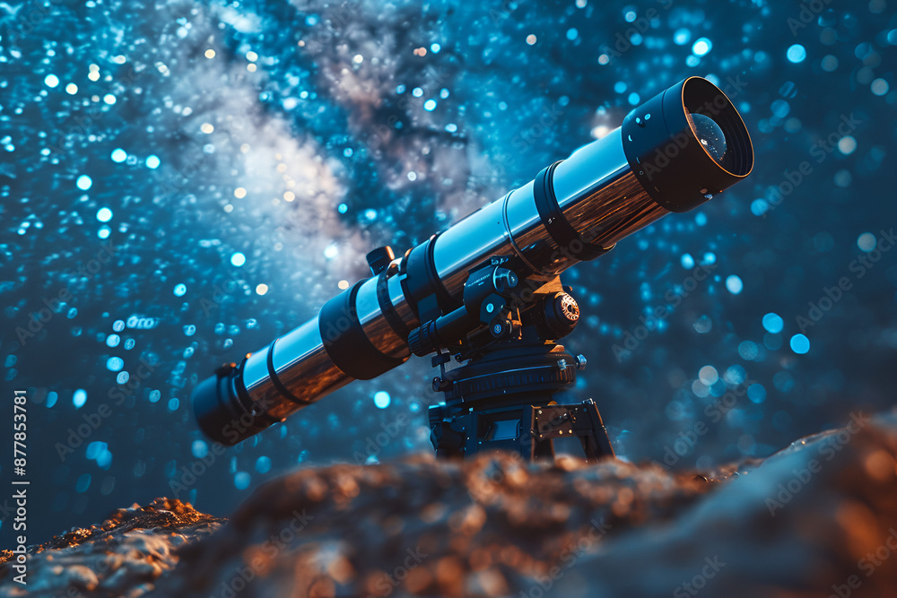 Telescope stargazing Fantasy Sky Night stargazing, Cosmic Vision ...