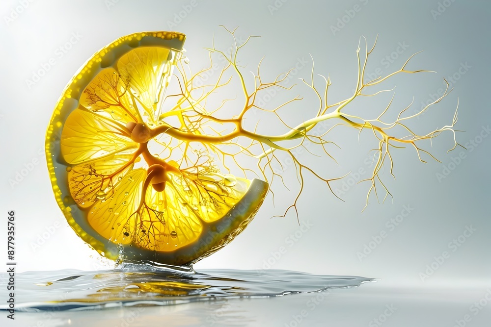 Creatively Transformed Lemon Visualizing Renal Medulla Anatomy Stock ...