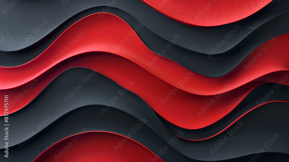 Abstract dynamic red and black combination background design. Graphic ...