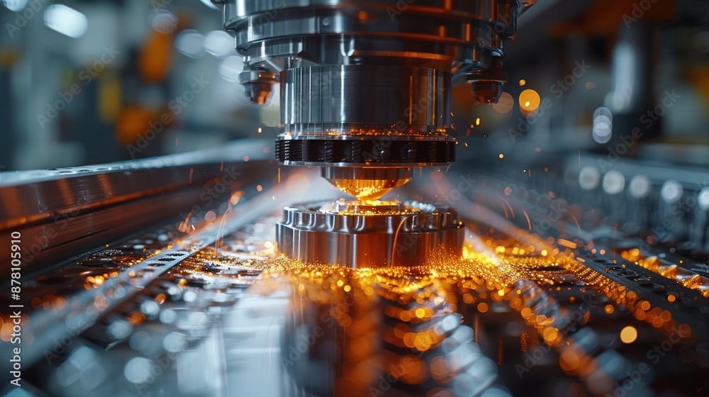 This machine uses a CNC endmill for metal materials, how the technology ...