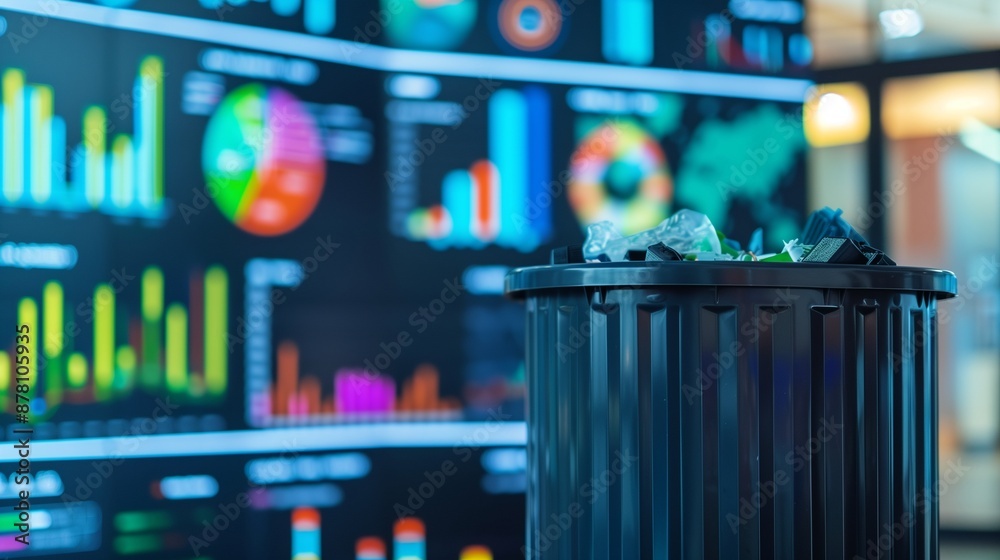 Efficient waste management and garbage monitoring systems. Control ...