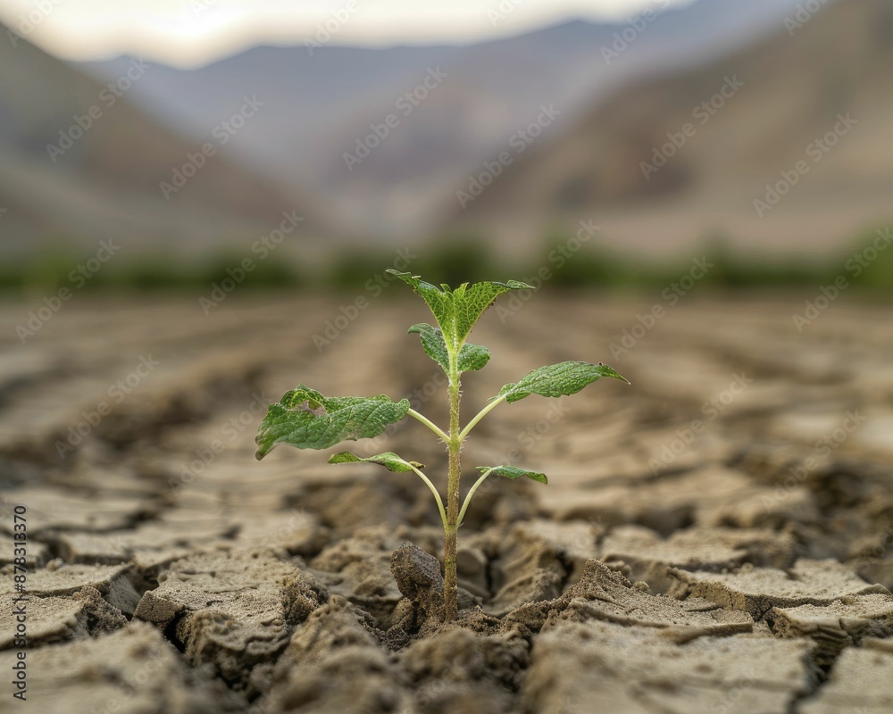 Drought-resistant plant species, showcasing plants that have evolved to ...