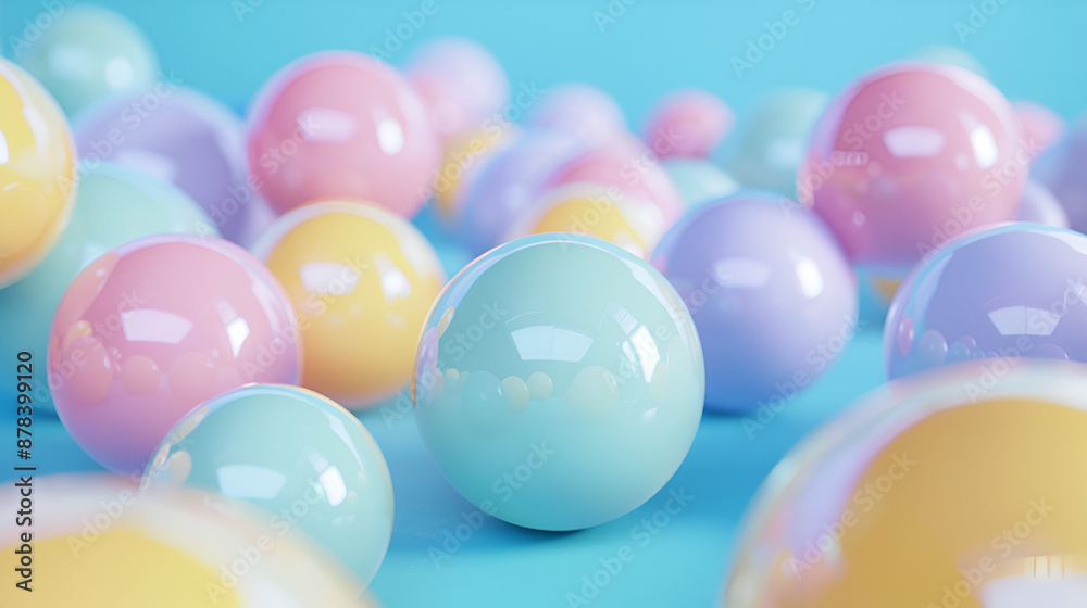 pelotas de decoracion en colores pastel diseño divertido y alegre para ...