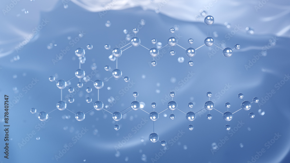 thromboxane b2 molecular structure, 3d model molecule, txb2, structural ...