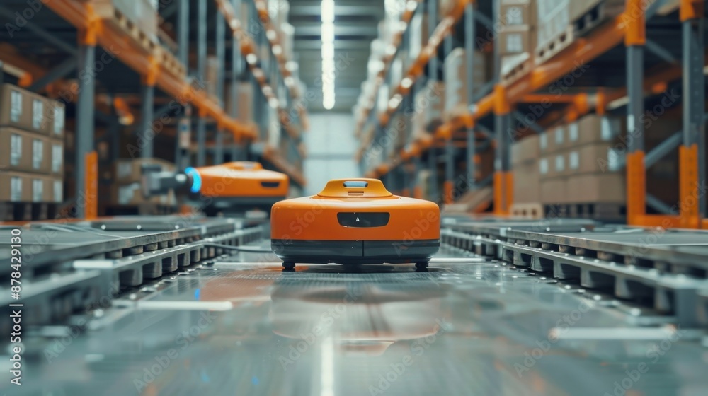 Future logistics collaborative robot systems, showcasing advanced ...