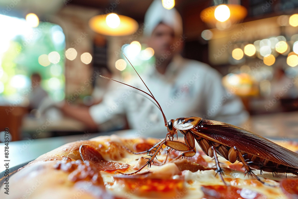 Problems with cleanliness poor hygiene pest control issues n the cafe ...