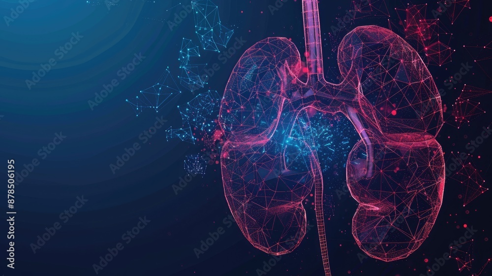 Kidneys health care. kidney disease. kidney failure. gold High-Tech ...