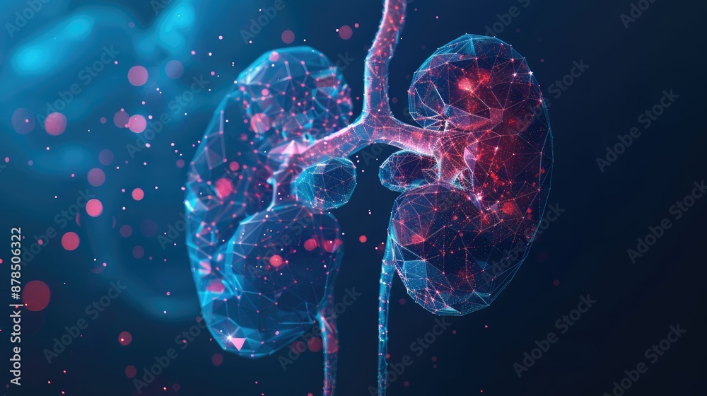 ภาพประกอบสต็อก Kidneys health care. kidney disease. kidney failure ...