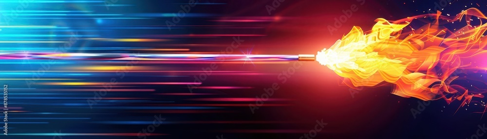 Athlete passing the Olympic torch in a relay, dynamic motion and ...