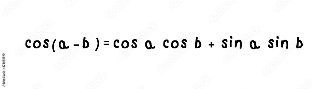 sin cos tan equation formula_difference identities subtraction formula ...