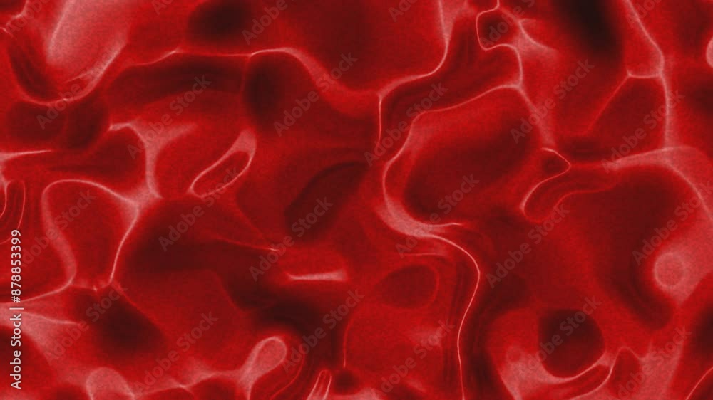 Dark red and black gradient background, silky fabric with flowing ...