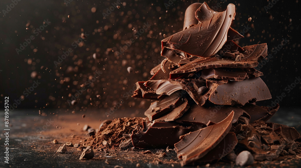 Dark bar chocolate seamless pattern texture. dark chocolate, chocolate ...