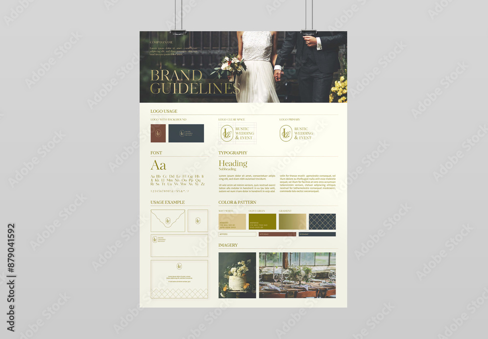 Brand Guidelines Poster & Brand Identity Style Guide Poster Banner ...