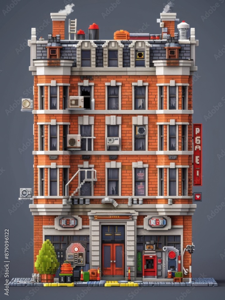 3d BLENDER a 12 tile sprite sheet for a ghostbusters game , pixel art ...