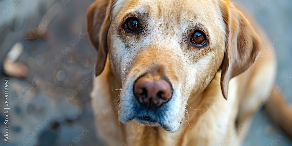 Dog with Irritated Skin Due to Water Allergy Photo Showing Redness ...