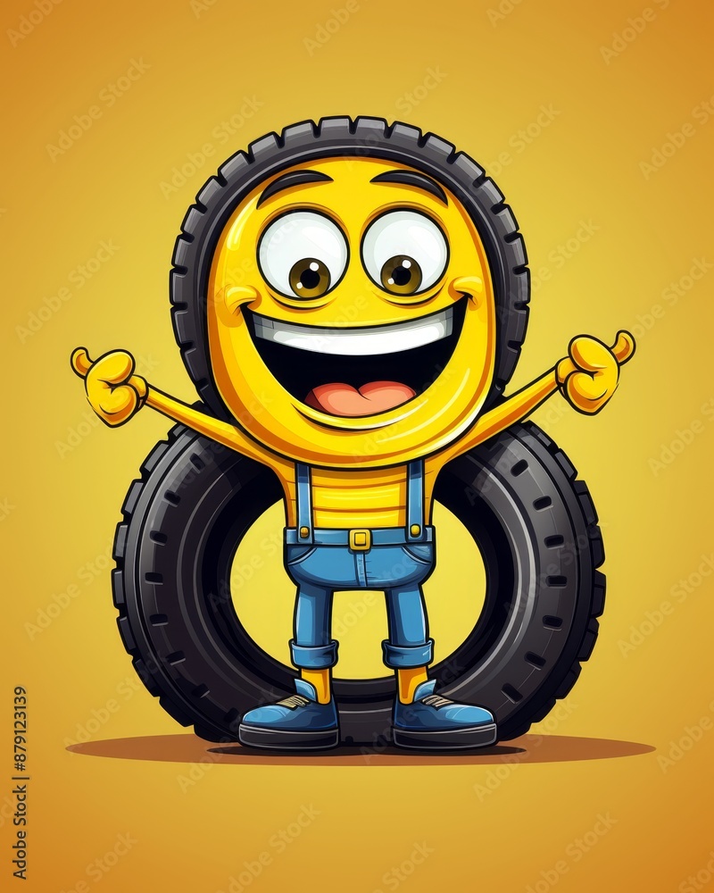 Designing a standout mascot for a specialized tire shop to leave a ...