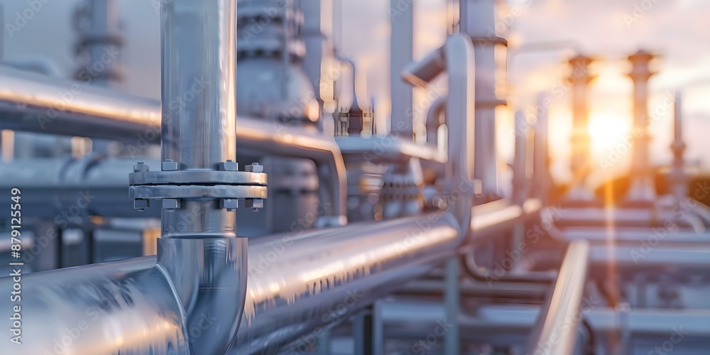 Impact of Fossil Fuel Technology on Industrial CO2 Emissions. Concept ...