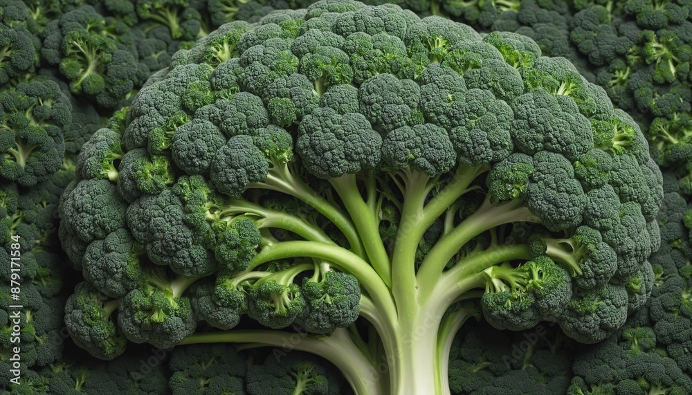 human brain cortex form made from broccoli Stock Photo | Adobe Stock