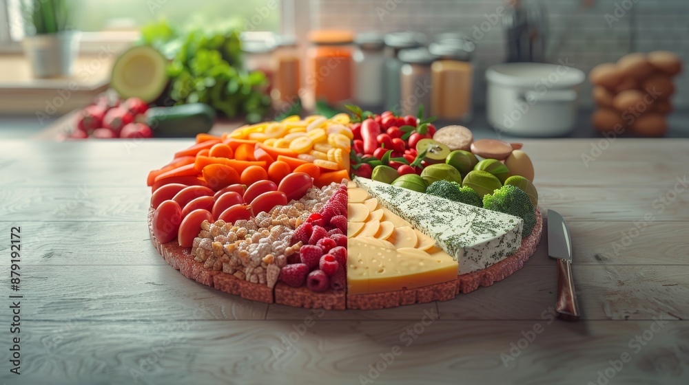 Set of Main food groups ,macronutrients, Carbohydrates, fats, proteins ...