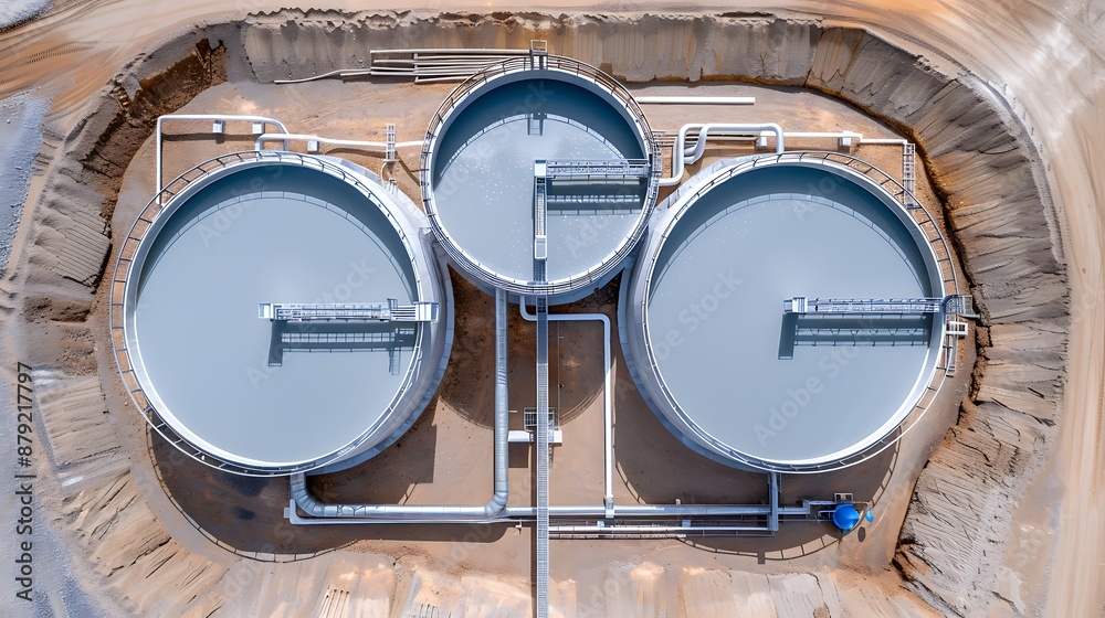 A large underground tank system for rainwater harvesting in an ...