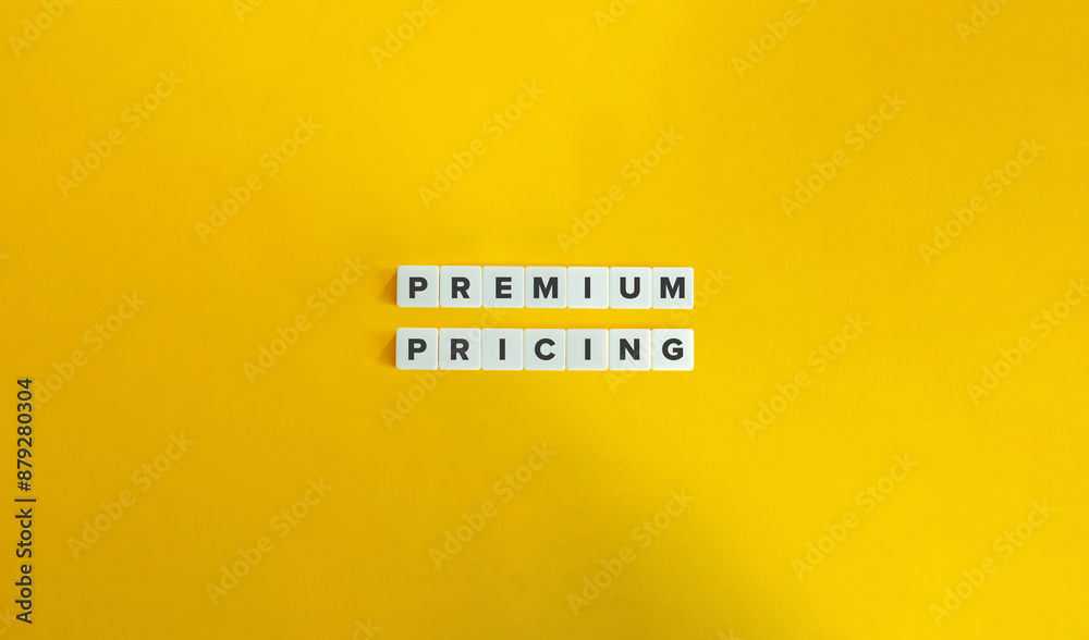 Premium Pricing Term and Concept Image. Pricing Strategy Banner. Text ...