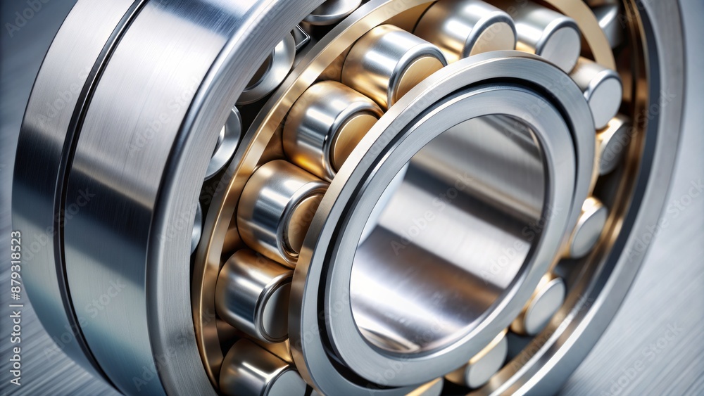 High-precision self-aligning bearing with advanced lubrication system ...