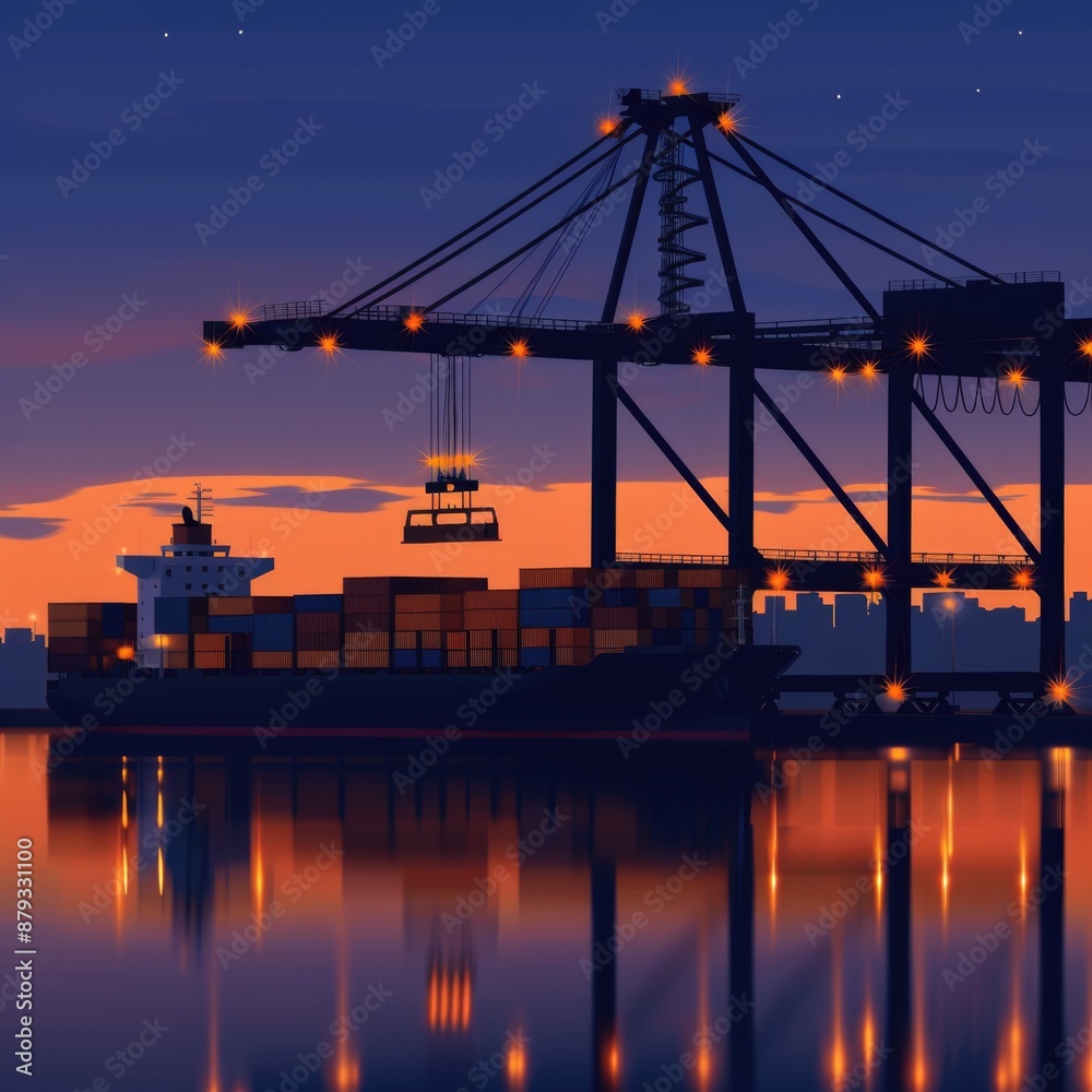 Global Cargo Hub Operations - Efficient Distribution Center Loading ...