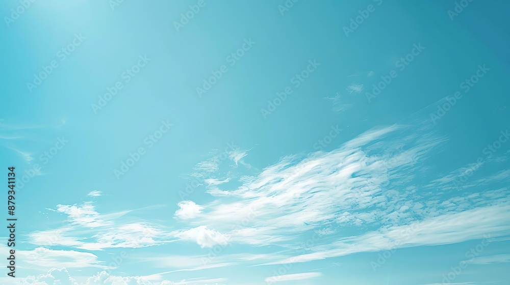 Subtle sky blue gradient background with a clean and fresh look, ideal ...