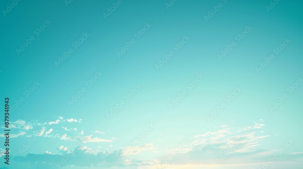 Subtle sky blue gradient background with a clean and fresh look, ideal ...