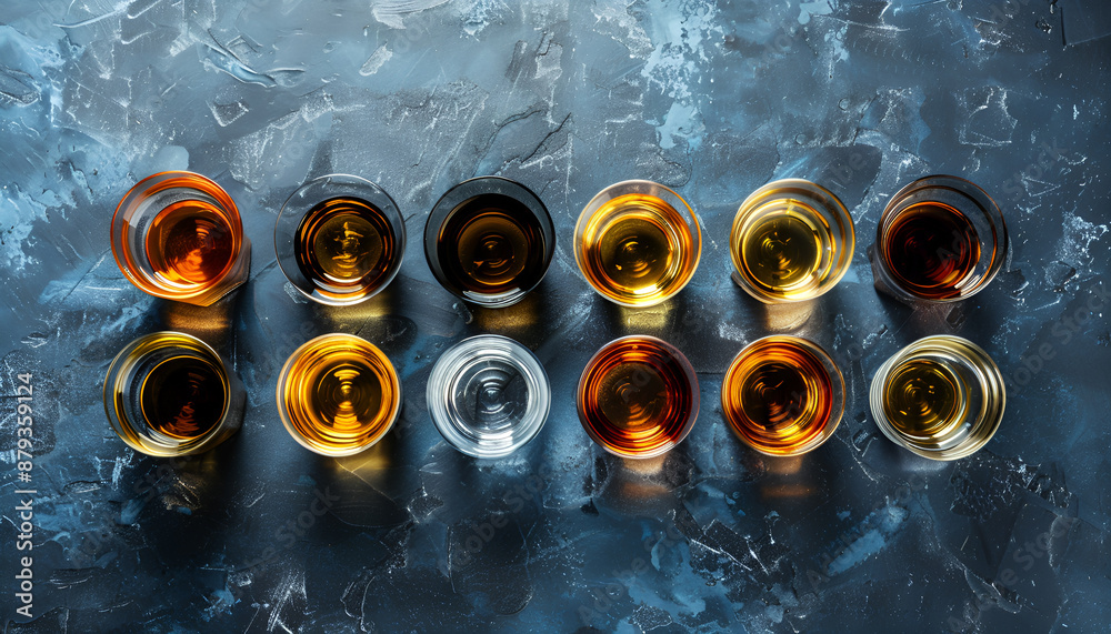 Strong alcohol drinks, hard liquors, spirits and distillates iset in ...