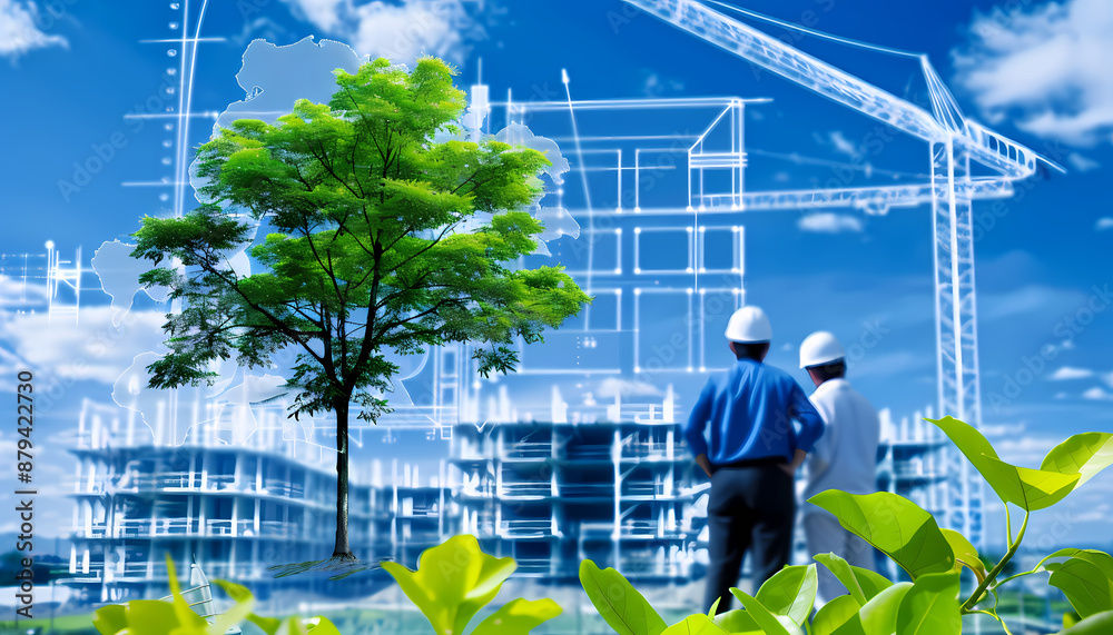 Environmental Sustainability in Construction Blueprints, environmental ...
