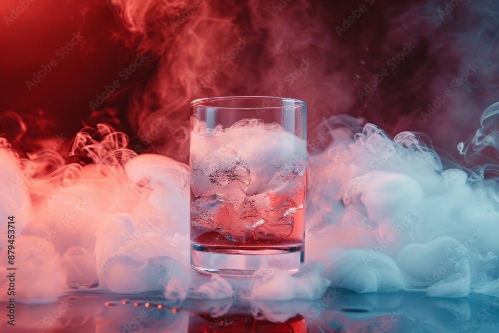 colorful vibrant smoke bomb explosion clouds in the shape of a heart ...