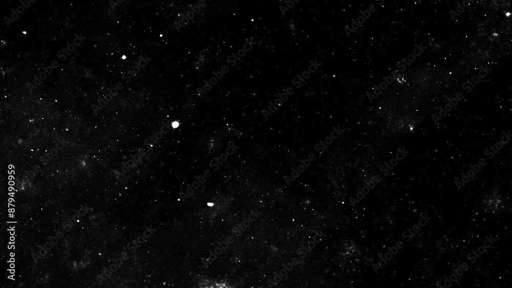 Monochrome stop motion background, darkness, and the enigmatic spots ...