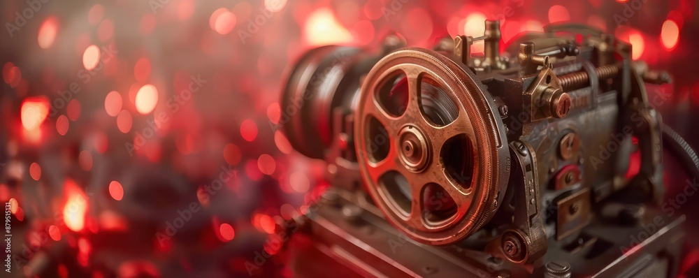 Vintage Film Projector Nostalgia A Glimpse into the Golden Age of ...