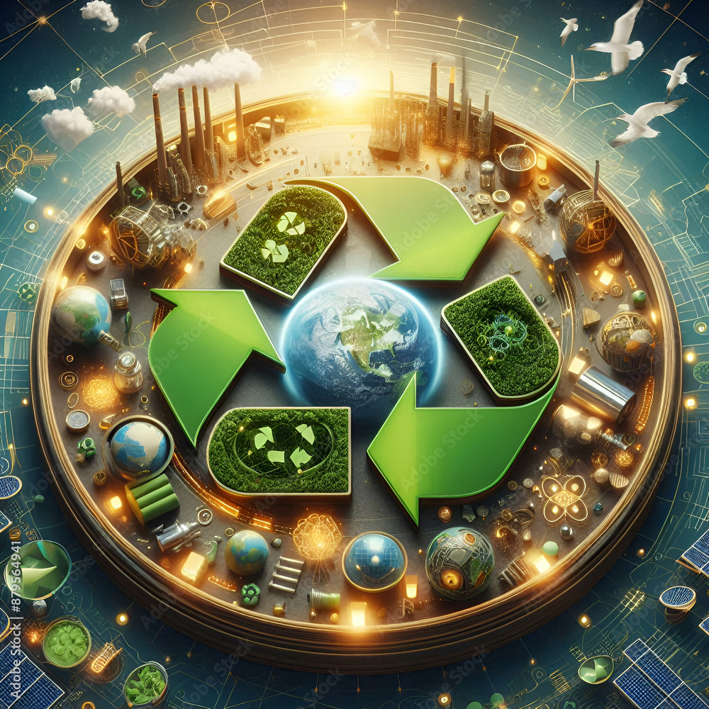 Eco-friendly product designs, renewable energy sources, and creative ...