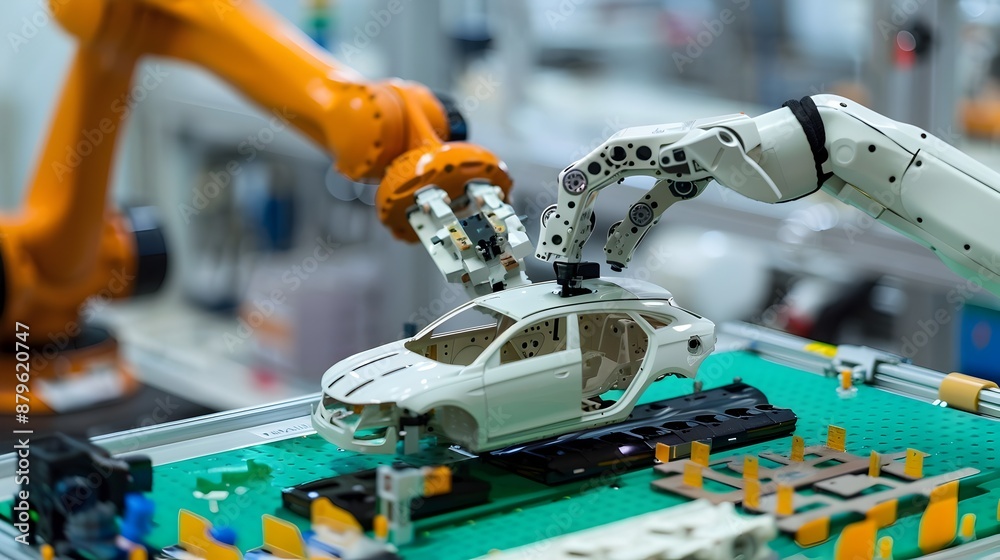 Robotic Car Part Assembly Nimble Digital Fingers Manipulating ...