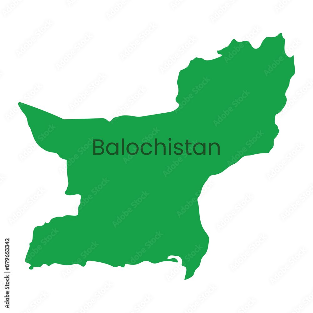 Balochistan Province of Pakistan vector icon. Balochistan Province ...