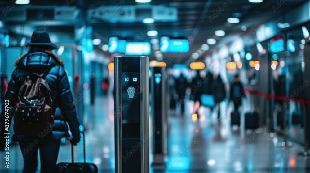 Airport security checkpoint using advanced biometric authentication ...