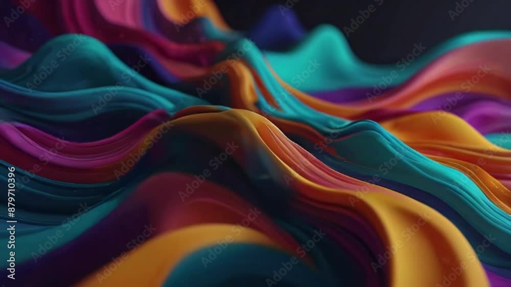 motion background with slowly shifting color gradients. The transitions ...