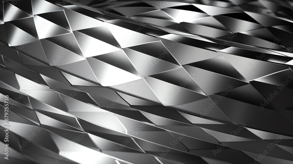 Seamless diamond plate steel texture with polished wave overlay ...
