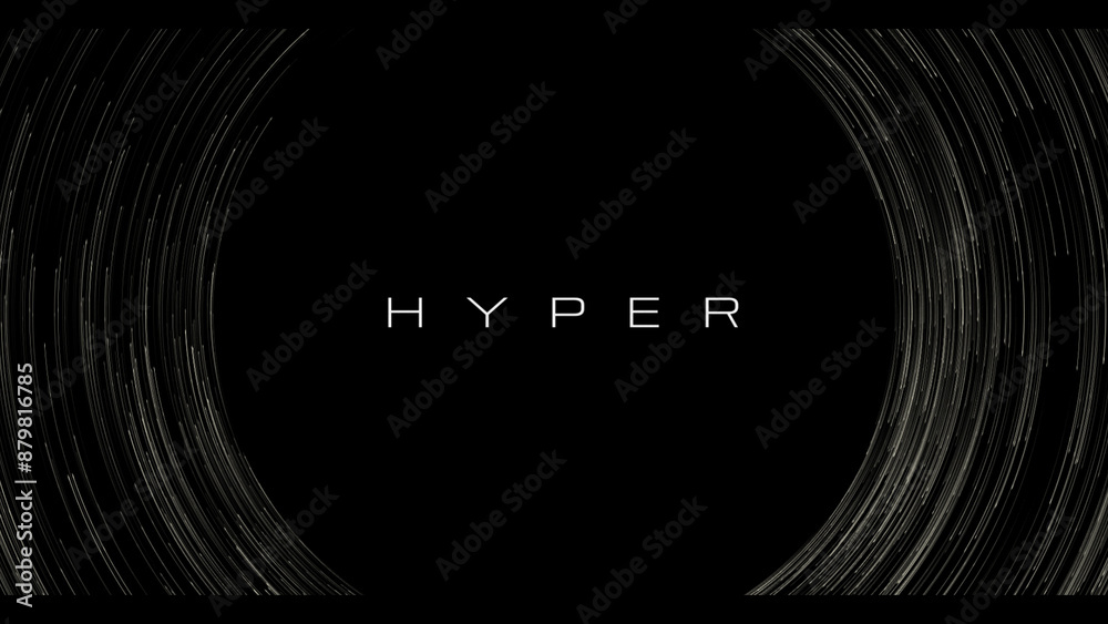 Hyper Abstract Title Sequence Stock Template | Adobe Stock