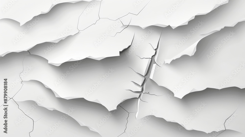 An isolated realistic shade border pack as an interface element in ...