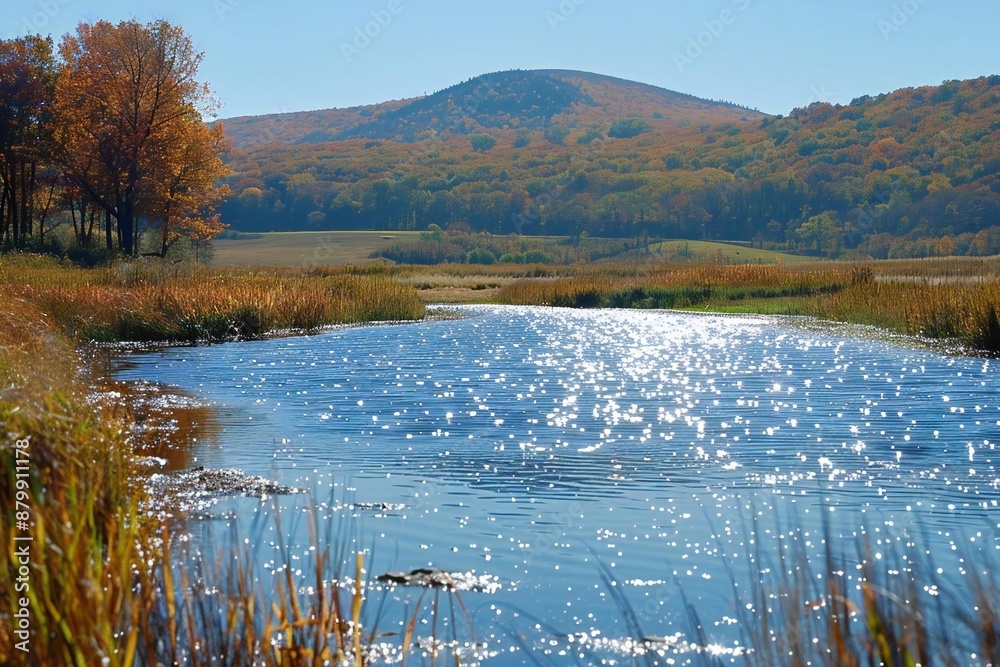 Indigenous Peoples' Day (USA). A serene nature scene showing the beauty ...